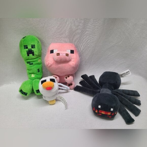Minecraft | Toys | Minecraft Mojang Plush Stuffed Animal Lot Creeper ...